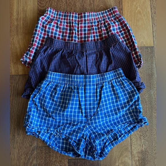 GAP | Underwear & Socks | Gap Mens Checkered Boxers Red Blue Purple ...